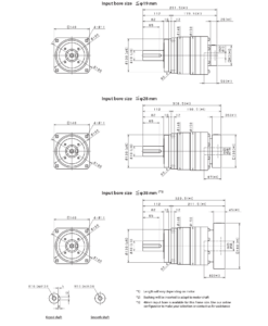 VRS 140 Frame Size Technical Data and Available Options - Nidec Drive ...