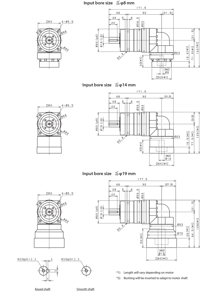 EVS 060 Frame Size Technical Data and Available Options - Nidec Drive ...